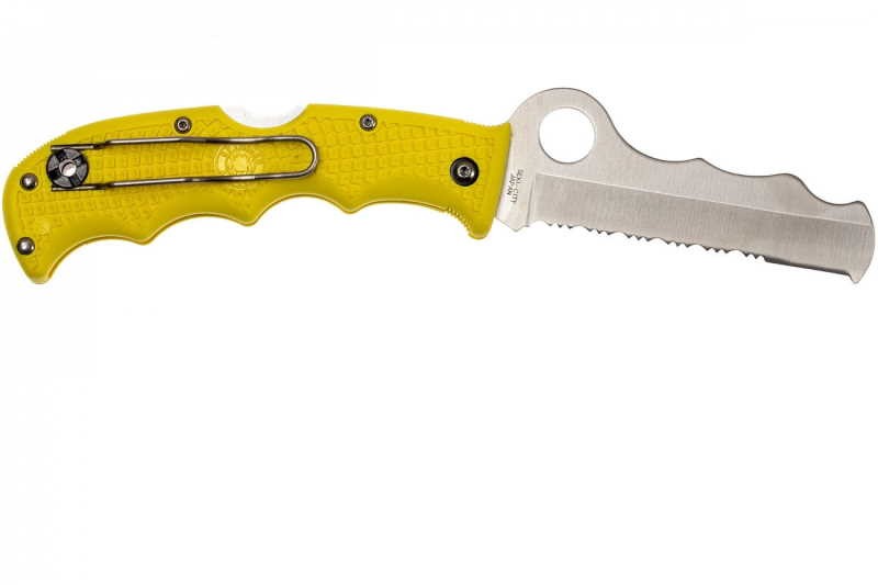 Нож Spyderco Rescue Assist Salt Lightweight Yellow 79PSYL | Купить ножи ...